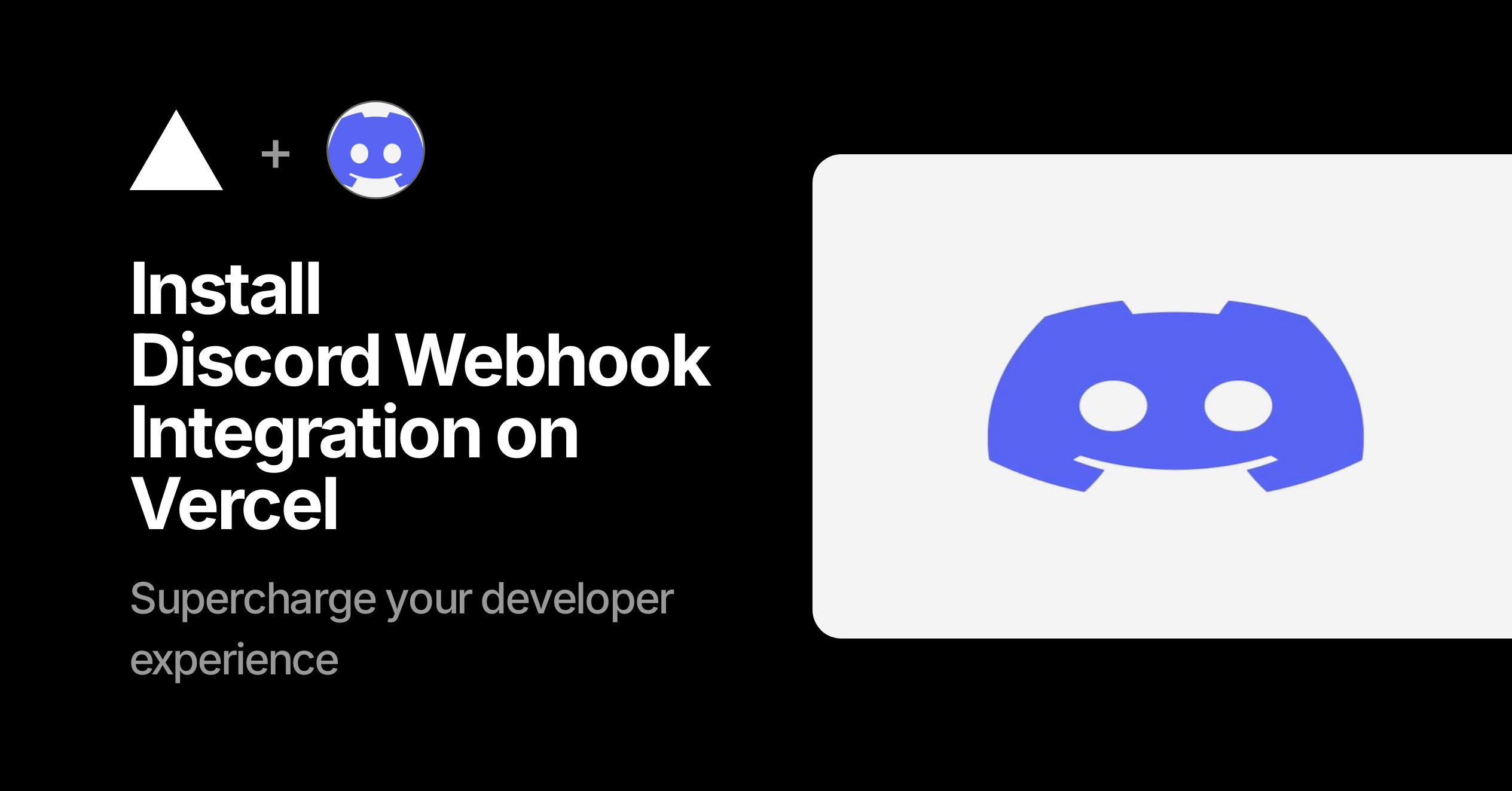 Discord Webhook | Vercel App – Vercel