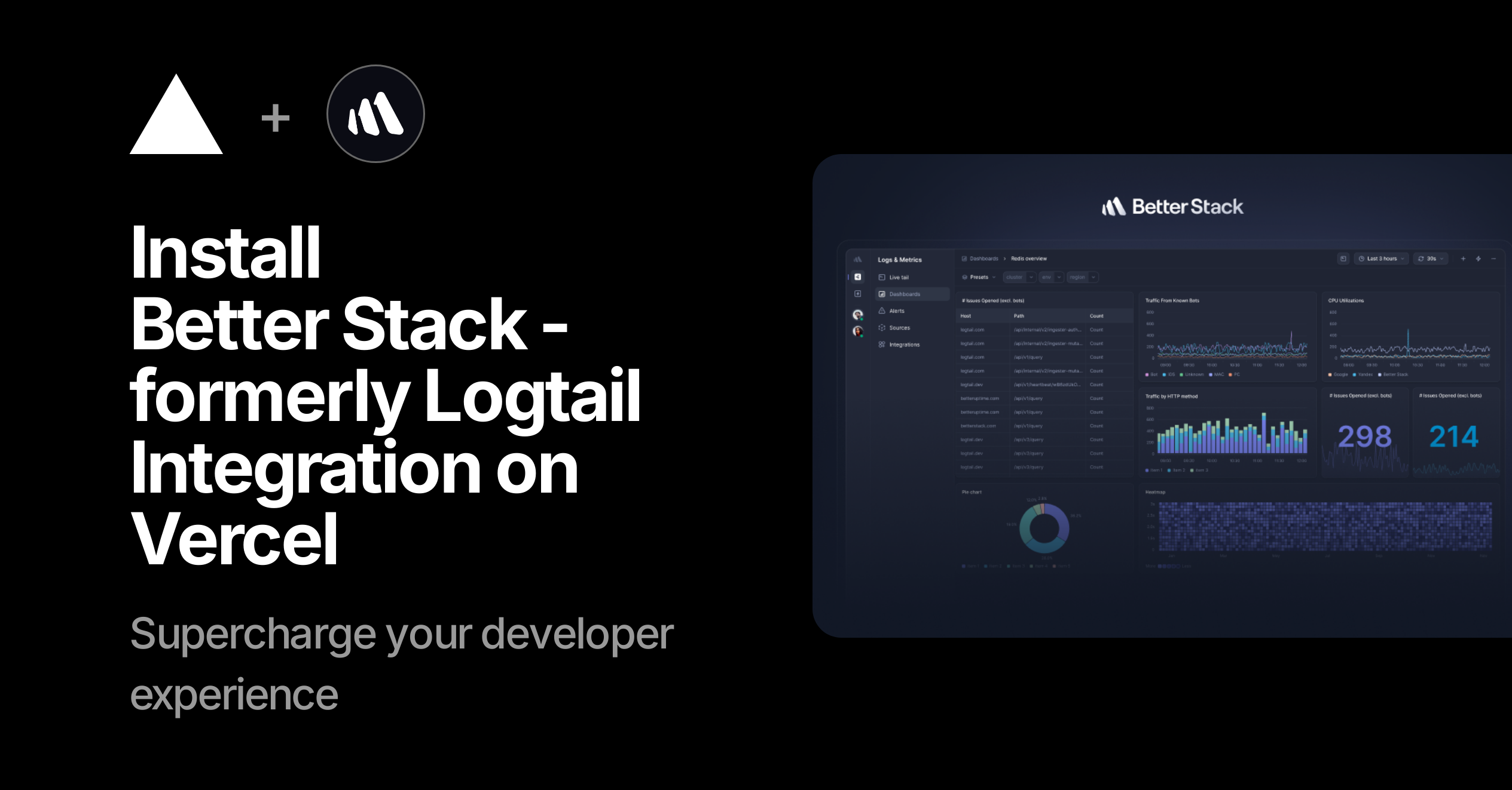 Better Stack - formerly Logtail for Vercel