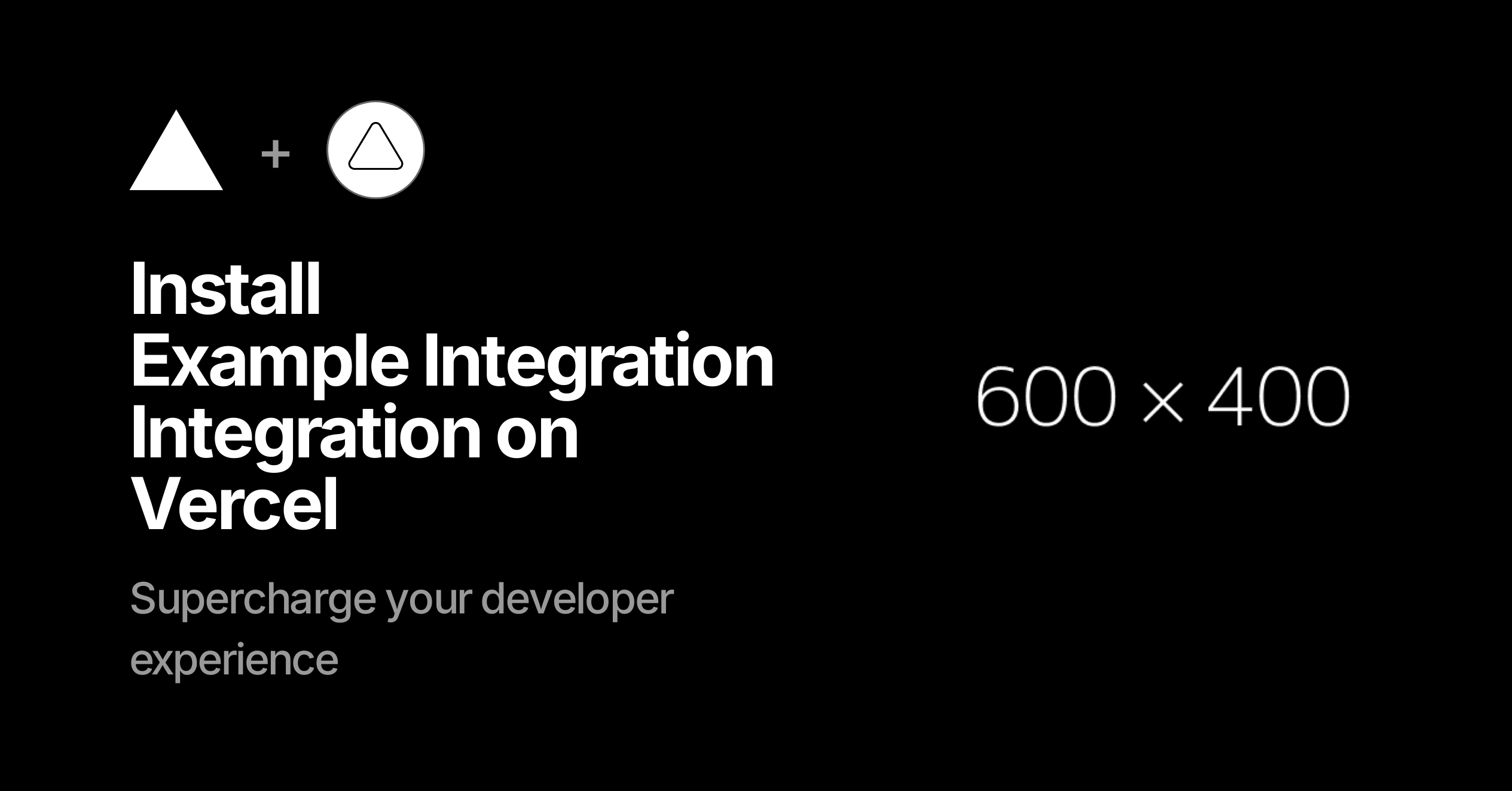 Example Integration for Vercel