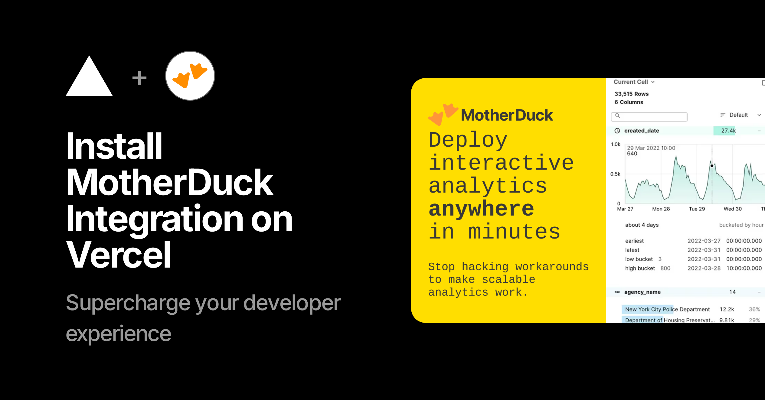 MotherDuck for Vercel