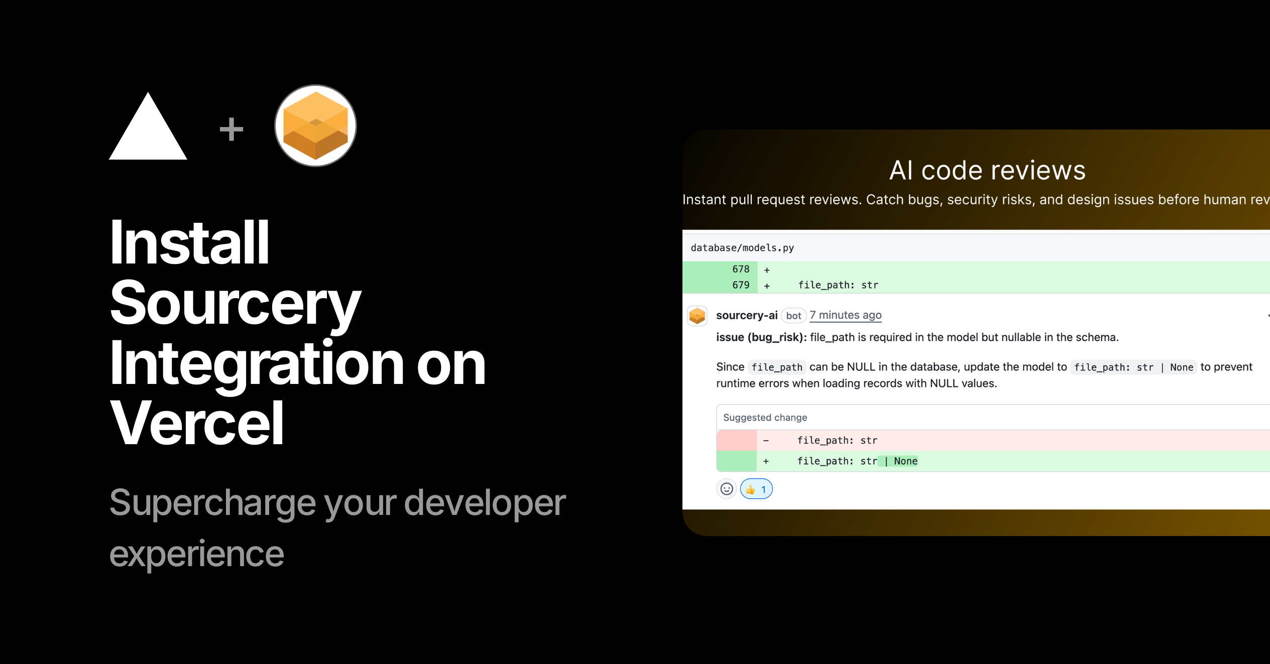 Sourcery for Vercel
