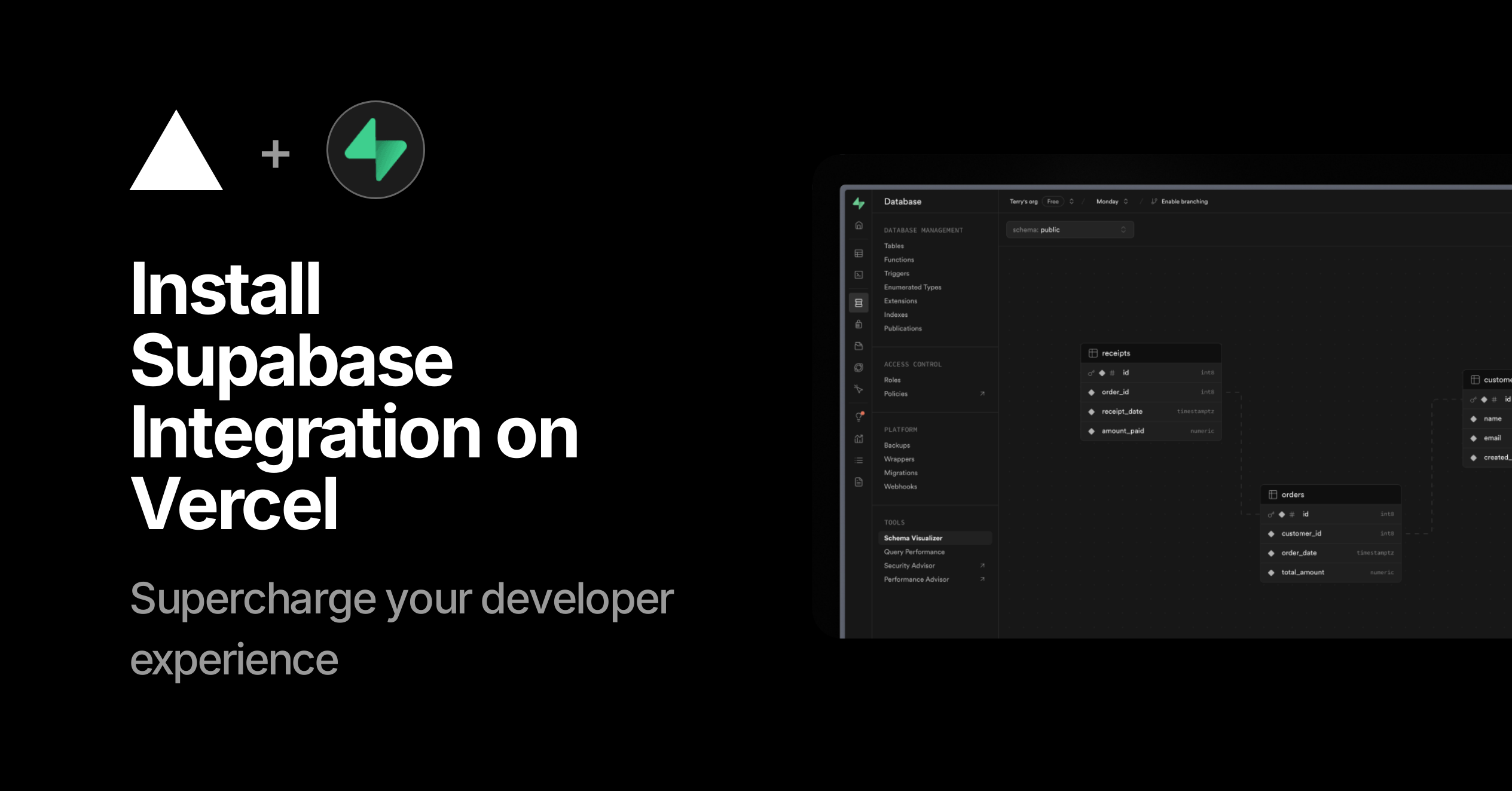 Supabase for Vercel