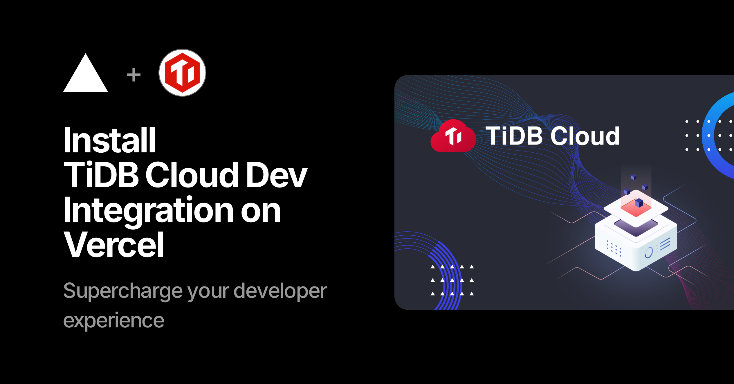 TiDB Cloud Dev for Vercel