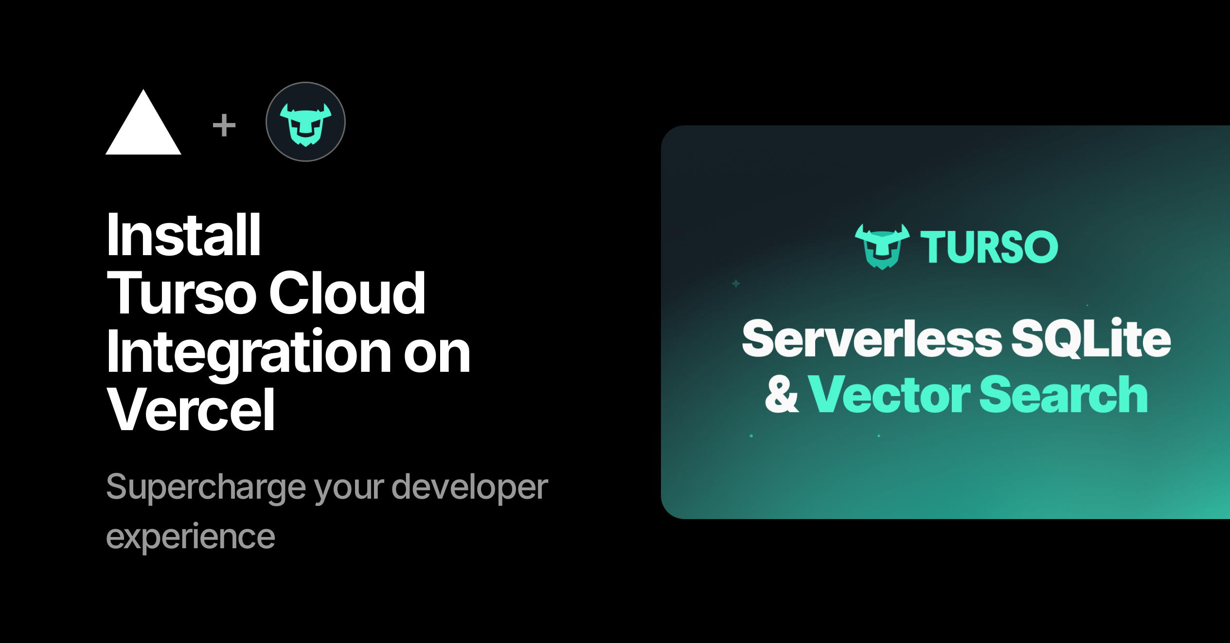 Turso Cloud for Vercel